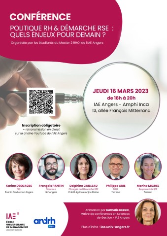 Conférence RHOI - IAE Angers